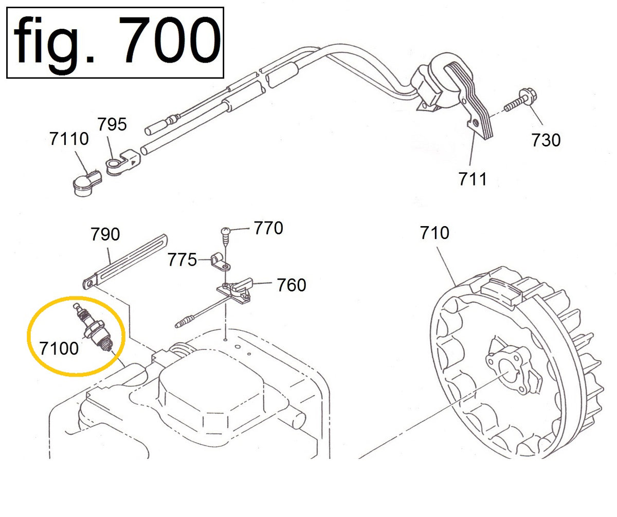 EH12-7100 BUJIA MOTOR EH12-2 – pemsa
